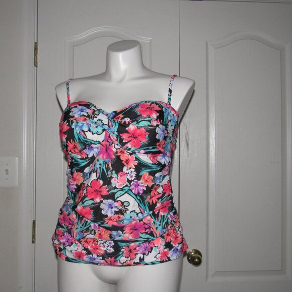 Catalina | Swim | Catalina Tankini Multicolor Floral Swim Top Size Xl ...